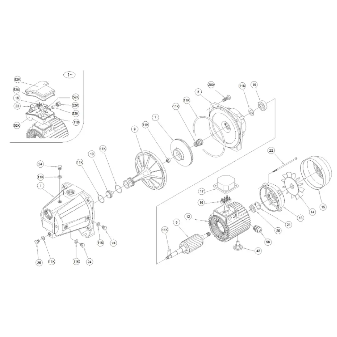 Ebara Bearing for AGA Series Pumps 360316212